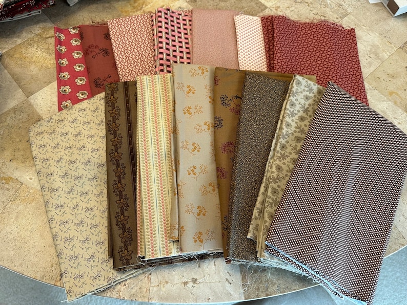 Civil War Reproduction Half-yard Bundle 1 - Etsy