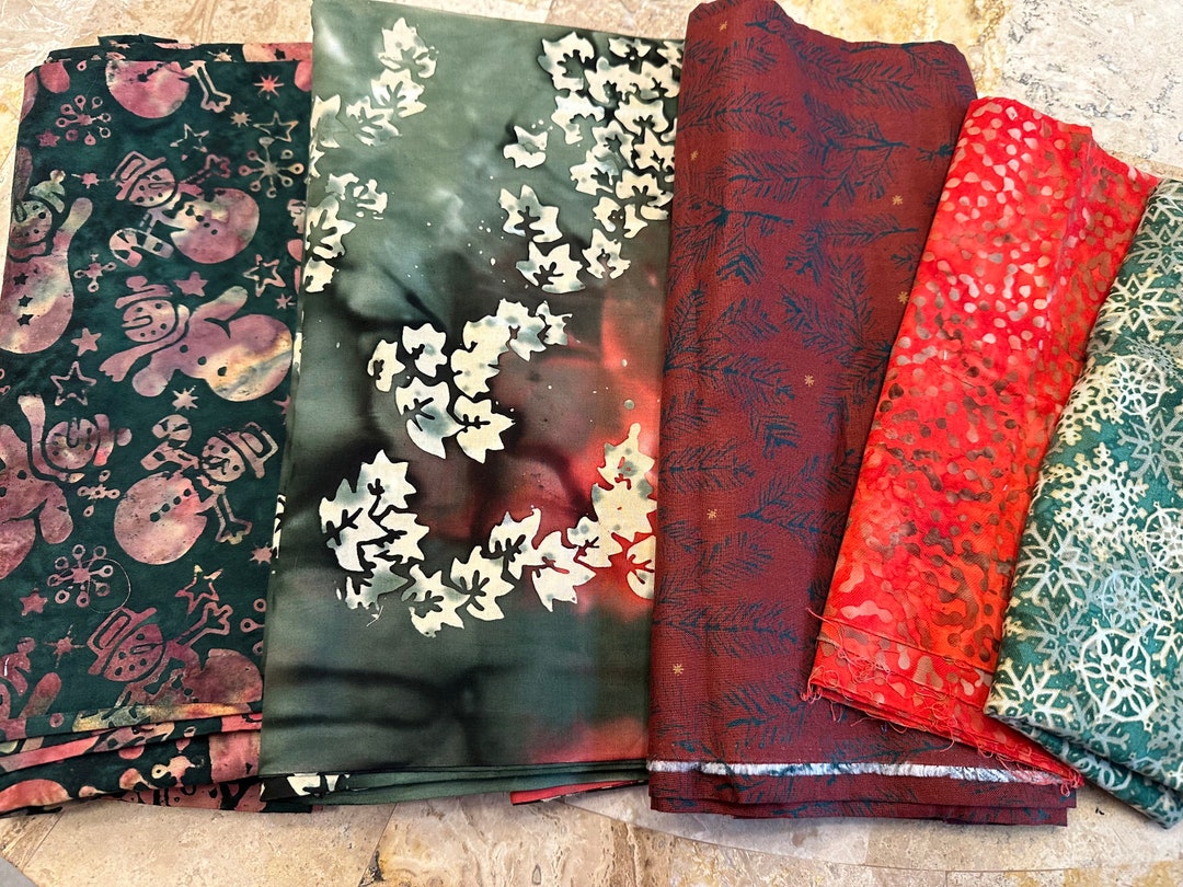 Assorted Christmas Batiks - Etsy