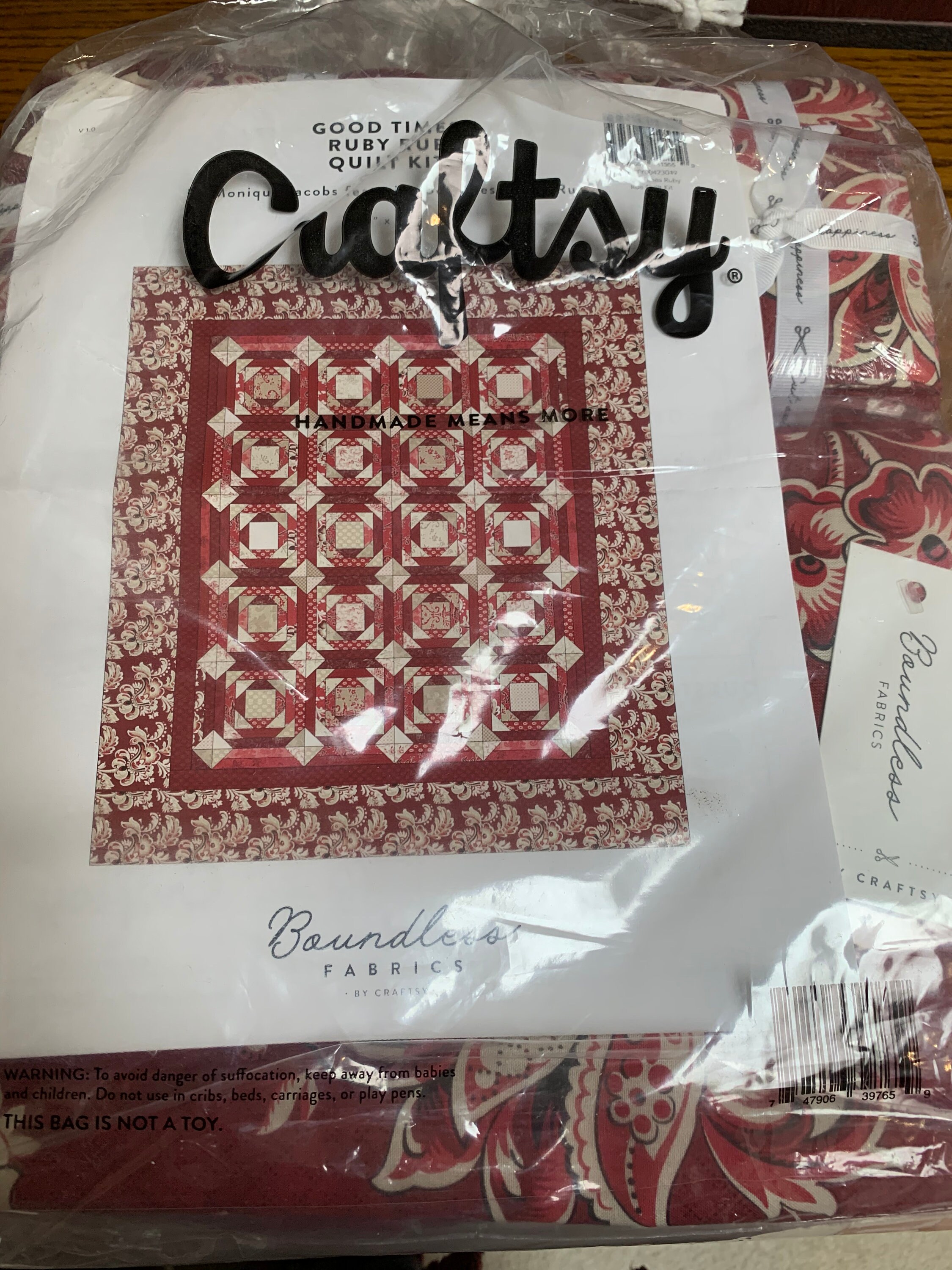 Good Times Ruby Rue Queen Quilt Kit Plus - Etsy