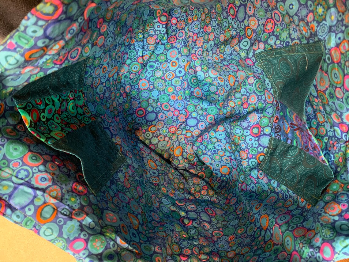 Kaffe Fassett Emerald Patchy Bag - Etsy