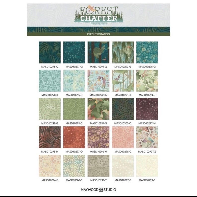 Forest Chatter by Maywood Studio Jelly Roll (OOP) - Etsy