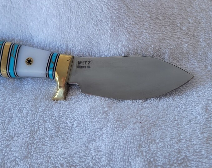 Handmade Hunting Knife and Scabbard - Etsy