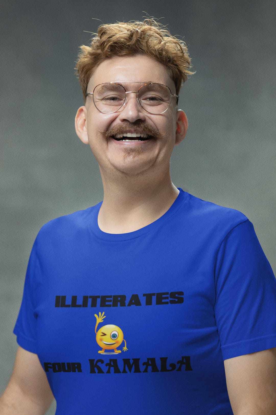 Funny Kamala Harris Unity Unisex Tee, Illiterates Four Kamala Design ...