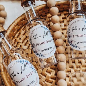Personalized Shot Bottle Birthday Party Favor Custom Event Party ...