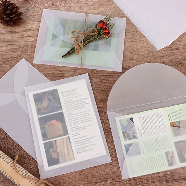 Transparent Envelope - Etsy