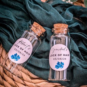 Lock of Hair Keepsake Memorial Gift Idea Ashes Keepsake Hair Memorial ...