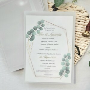 Vellum Envelope A5 Wedding Envelope Vellum Wrap A5 Wedding Invite ...