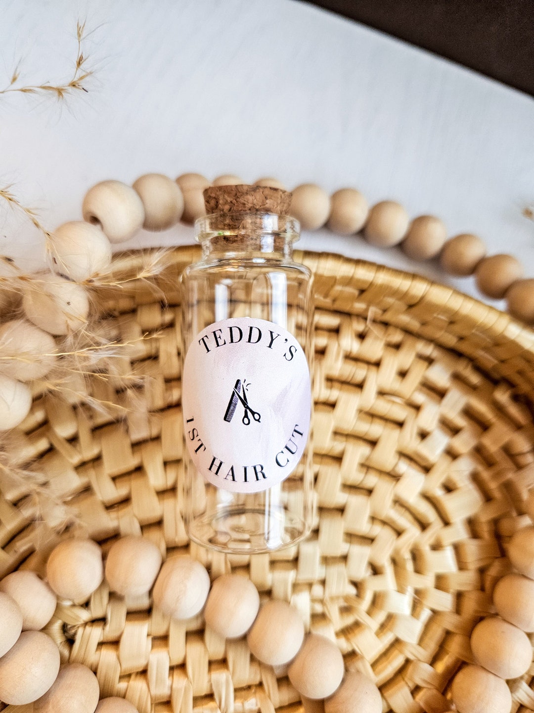 First Curl My First Keepsake Lock of Hair Keepsake First Hair Cut Baby ...