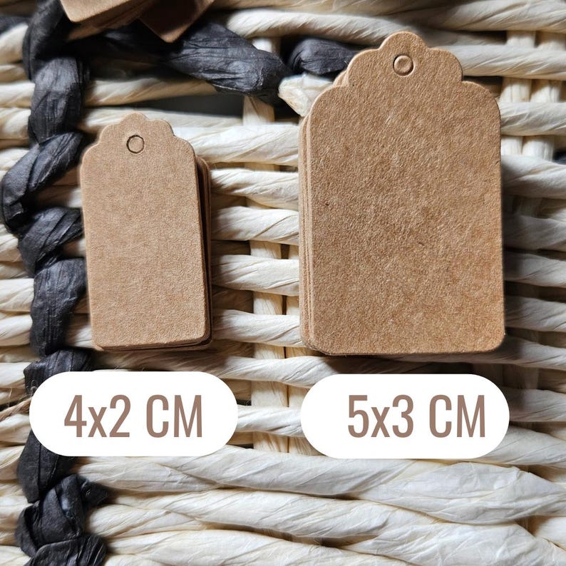Small Plain Gift Tags Brown Gift Tags Small Kraft Gift Tag Brown Name ...