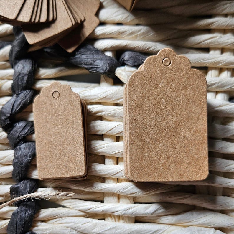 Small Plain Gift Tags Brown Gift Tags Small Kraft Gift Tag Brown Name ...