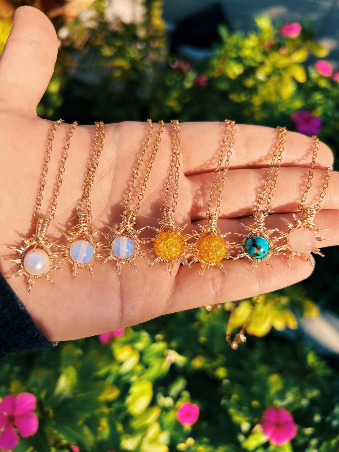 Crystal Sun Pendants - Etsy