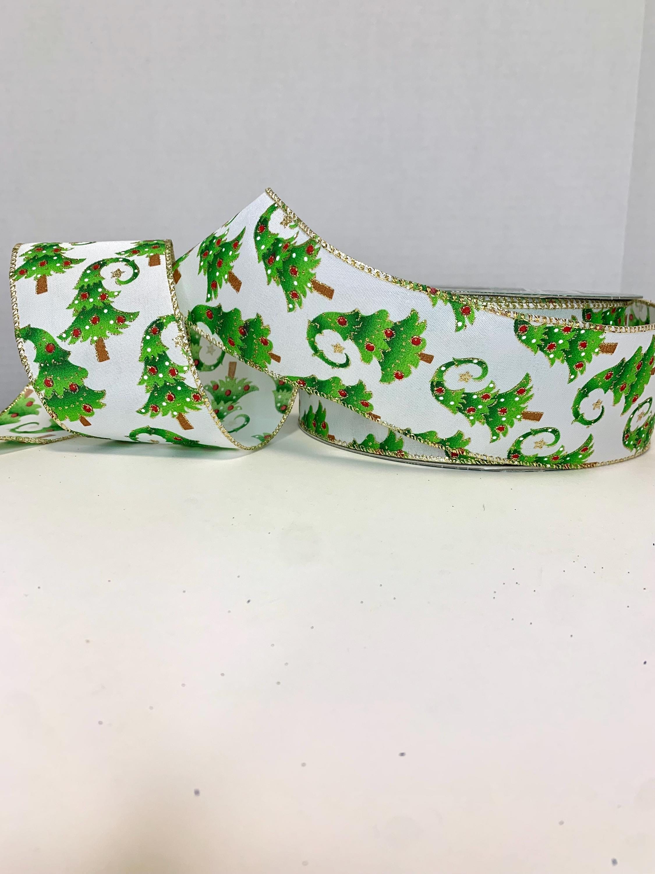 Grinch Ribbon Inspired 5 & 10 Yard Green Monster Ribbon Grinchmas Decor ...