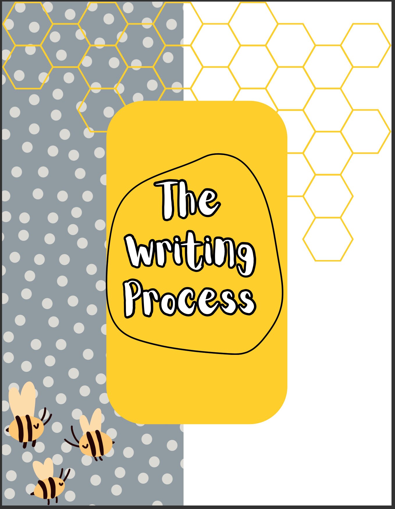 Bumble Bee Writing Process Posters - Etsy