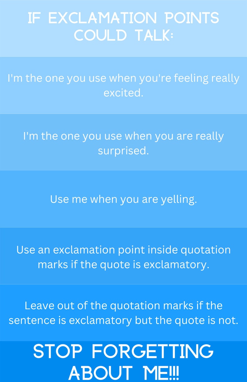 If Exclamation Points Could Talk - Etsy