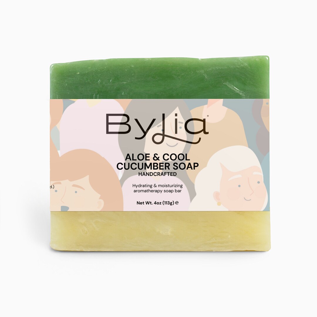 By Lia Aloe & Cool Cucumber Soap 4 Oz 113g - Etsy