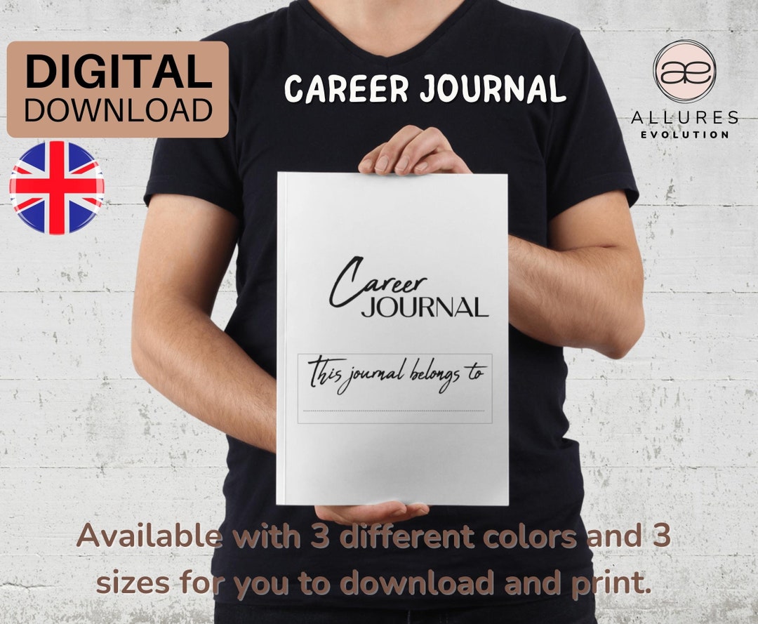Printable Career Journal Pages, Digital Instant Download, Career ...
