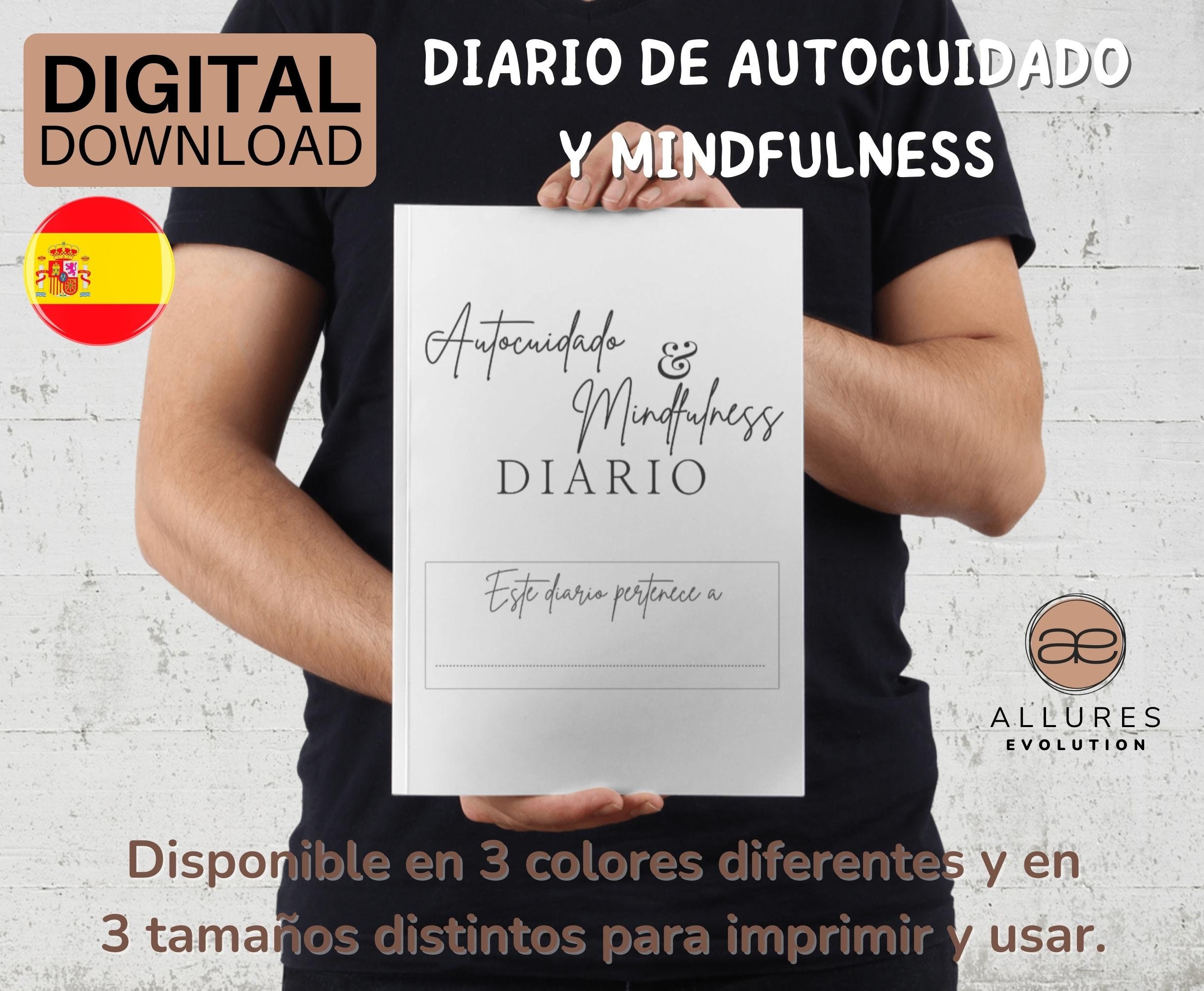 Autocuidado Y Mindfulness Journal in Spanish, Printable Pages En ...
