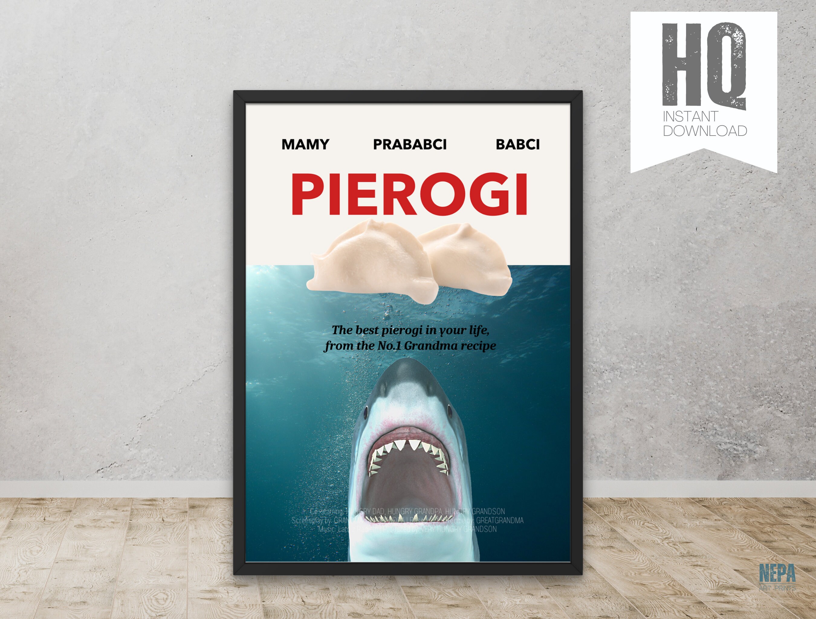 Pierogi Poster Funny Pierogi Wall Art Printable Poland Wall - Etsy