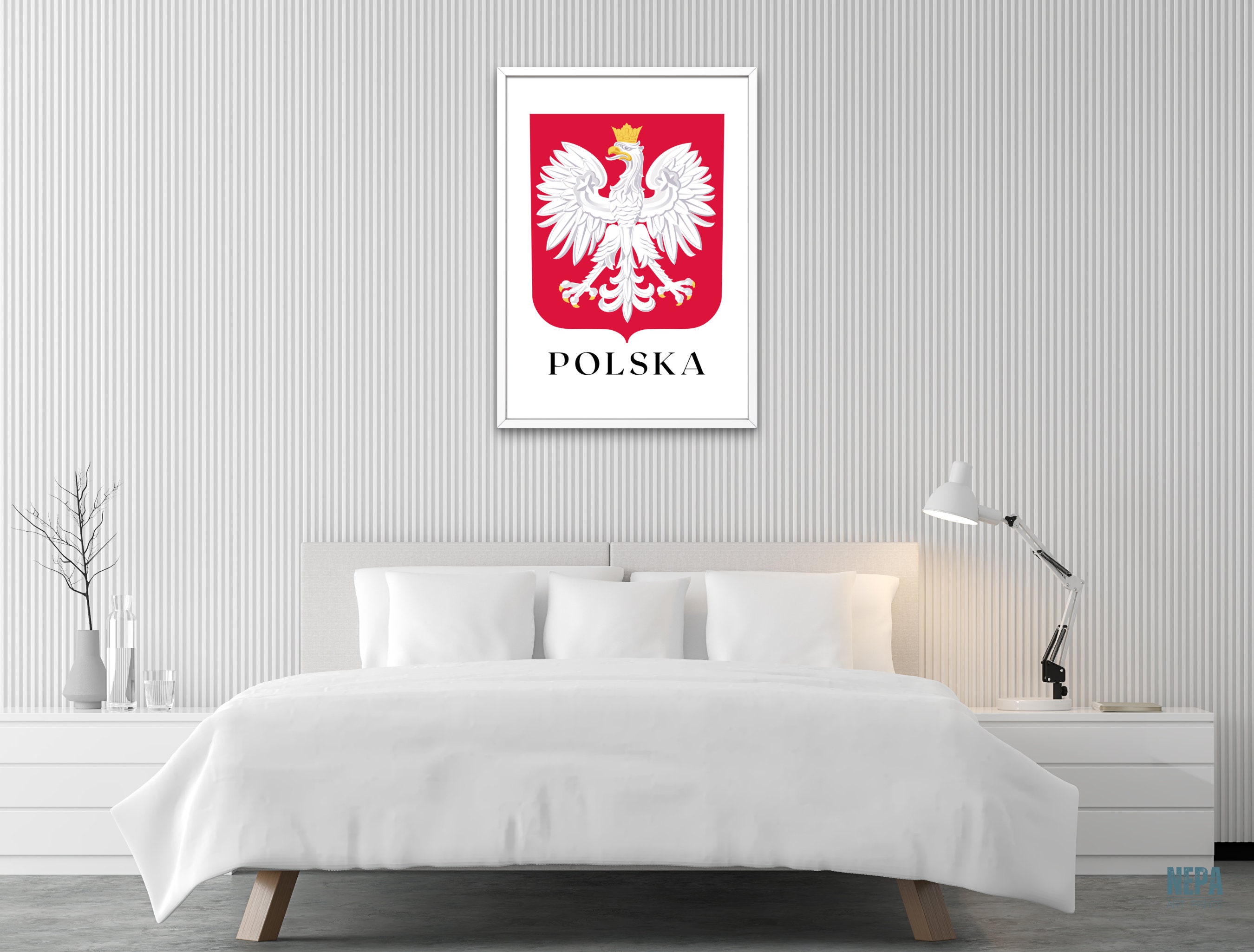 Poland Wall Art, Polish Folk Art, Orzel Bialy, Polish White Eagle ...