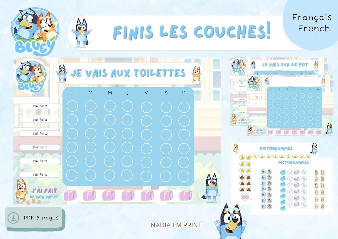 Bluey Potty Training / Bluey I Go to the Toilet / Bluey Toilet Routine ...