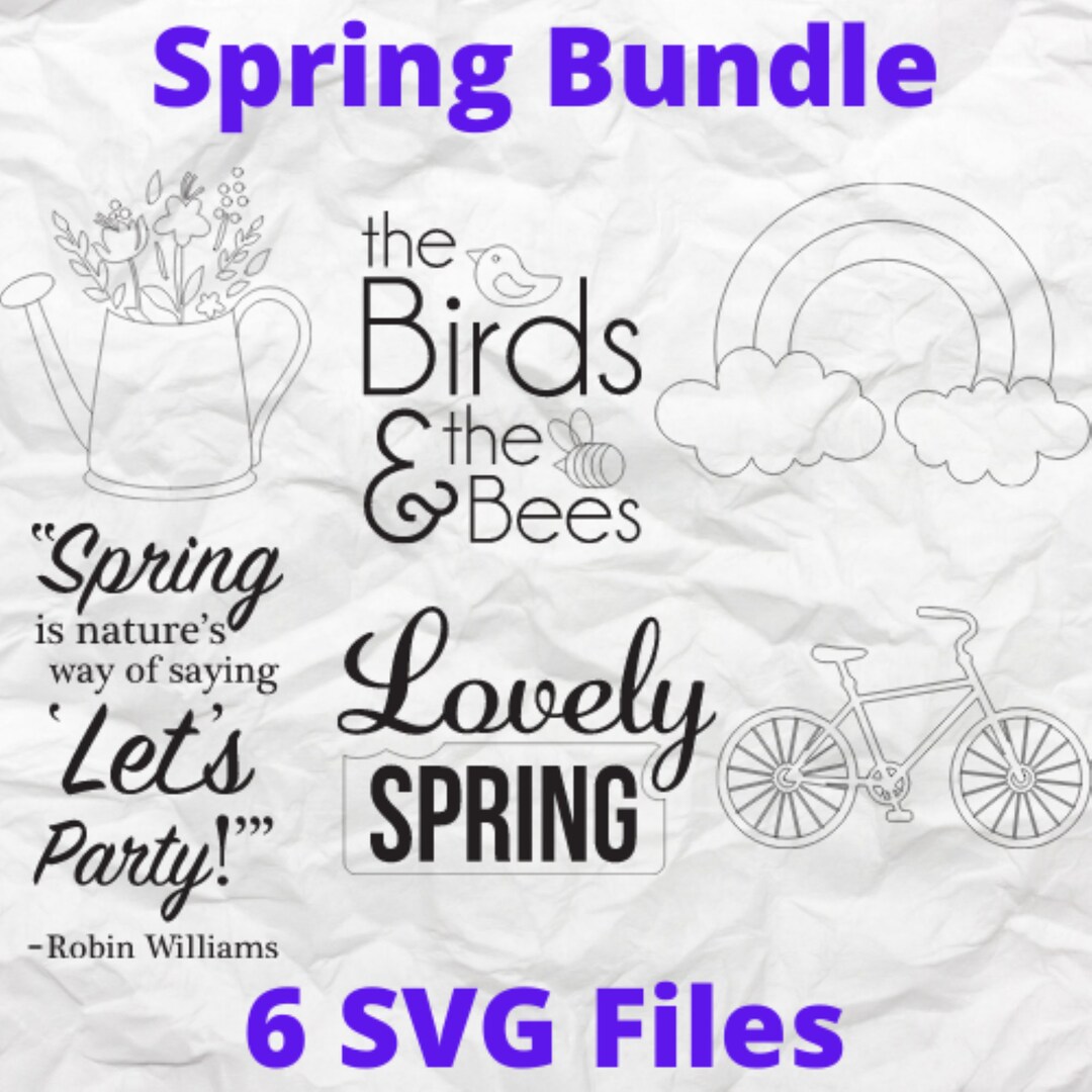 Spring SVG Bundle, Spring, Svg, Bundle - Etsy