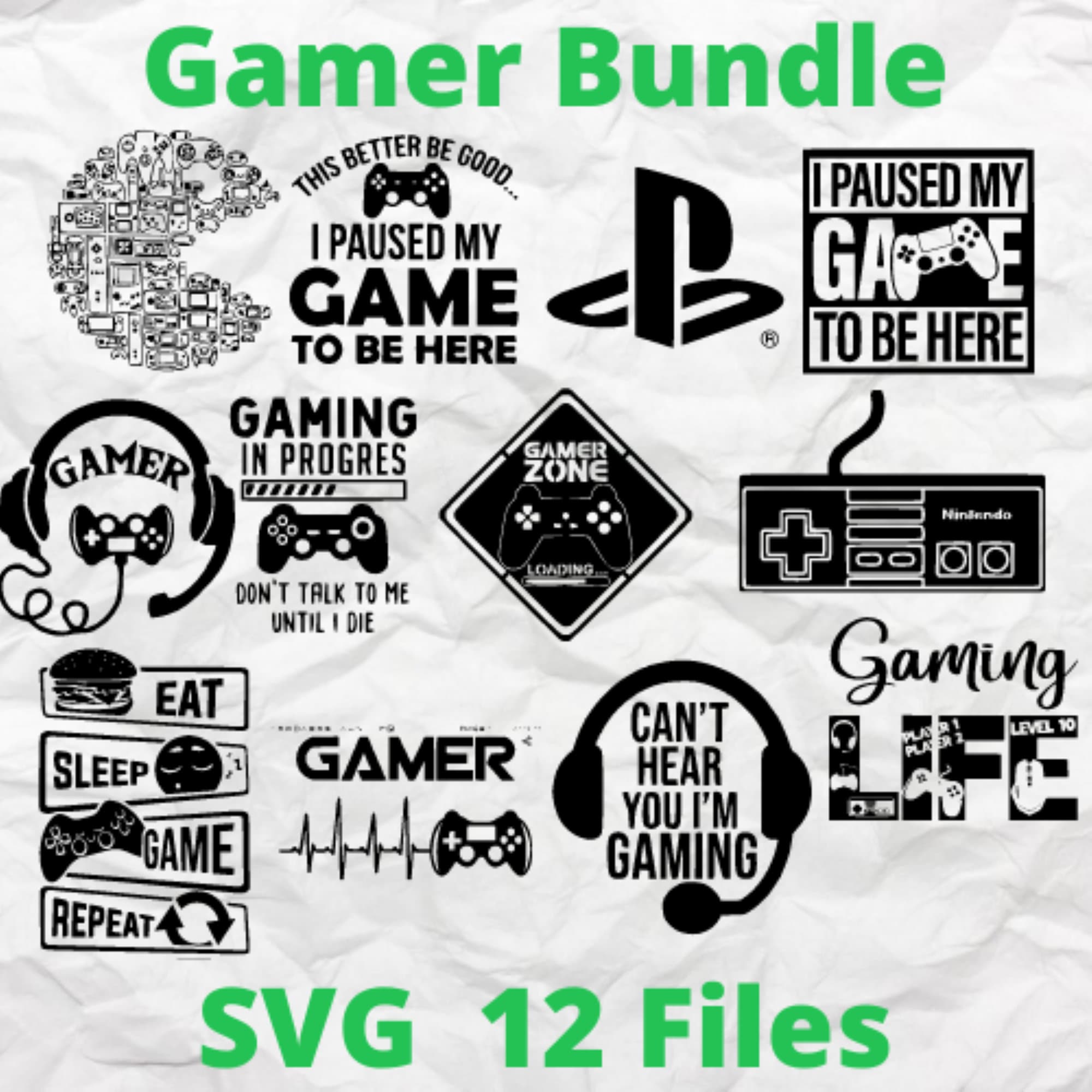 Gamer SVG Bundle, Gamer, Svg, Bundle - Etsy UK