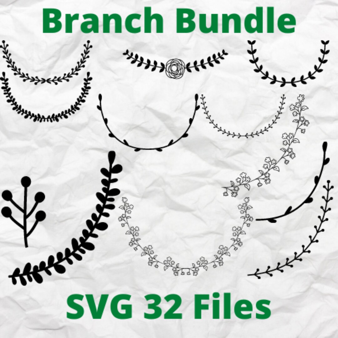Branches SVG Bundle, Svg, Bundle, Branches - Etsy