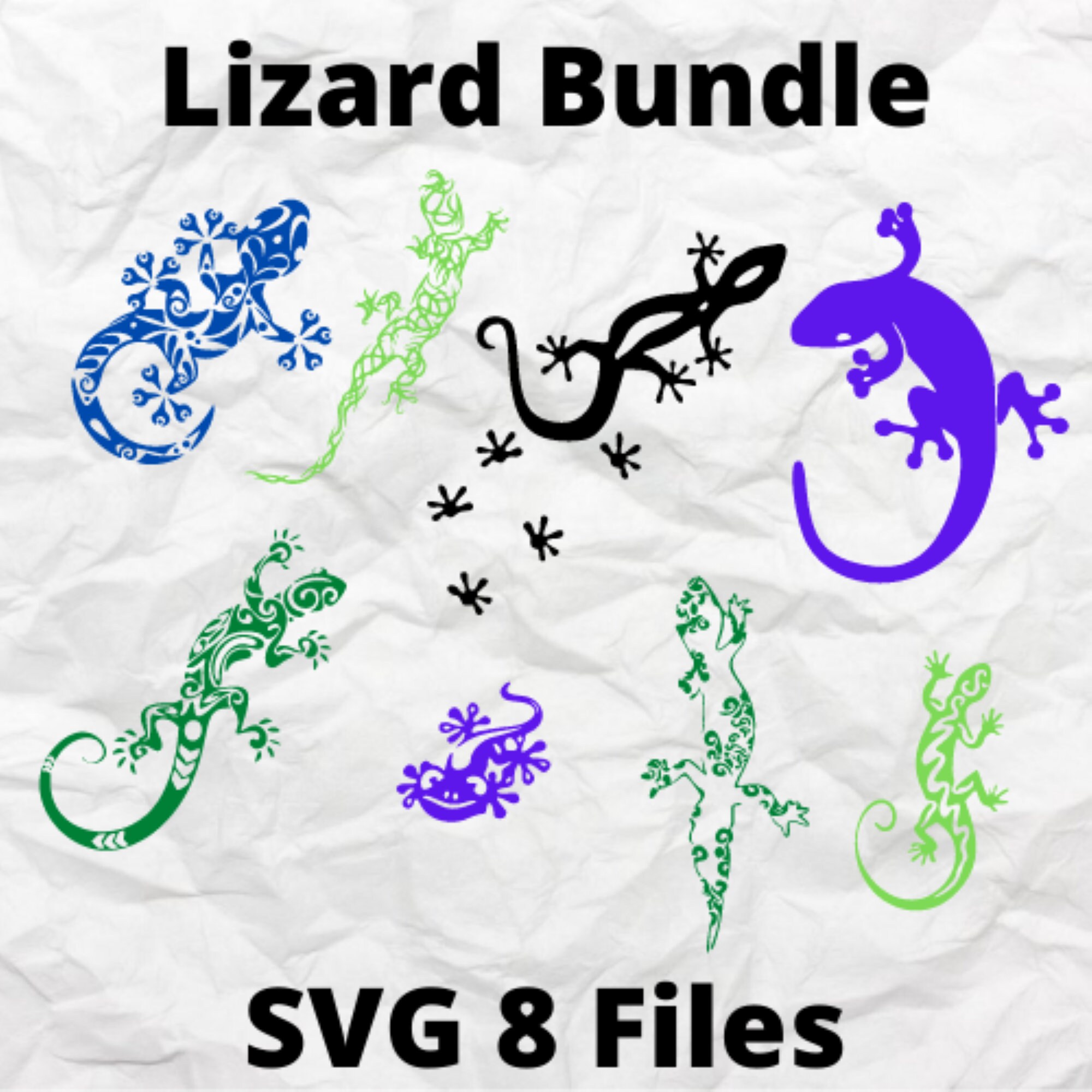 Lizard SVG Bundle, Svg, Bundle, Lizard - Etsy