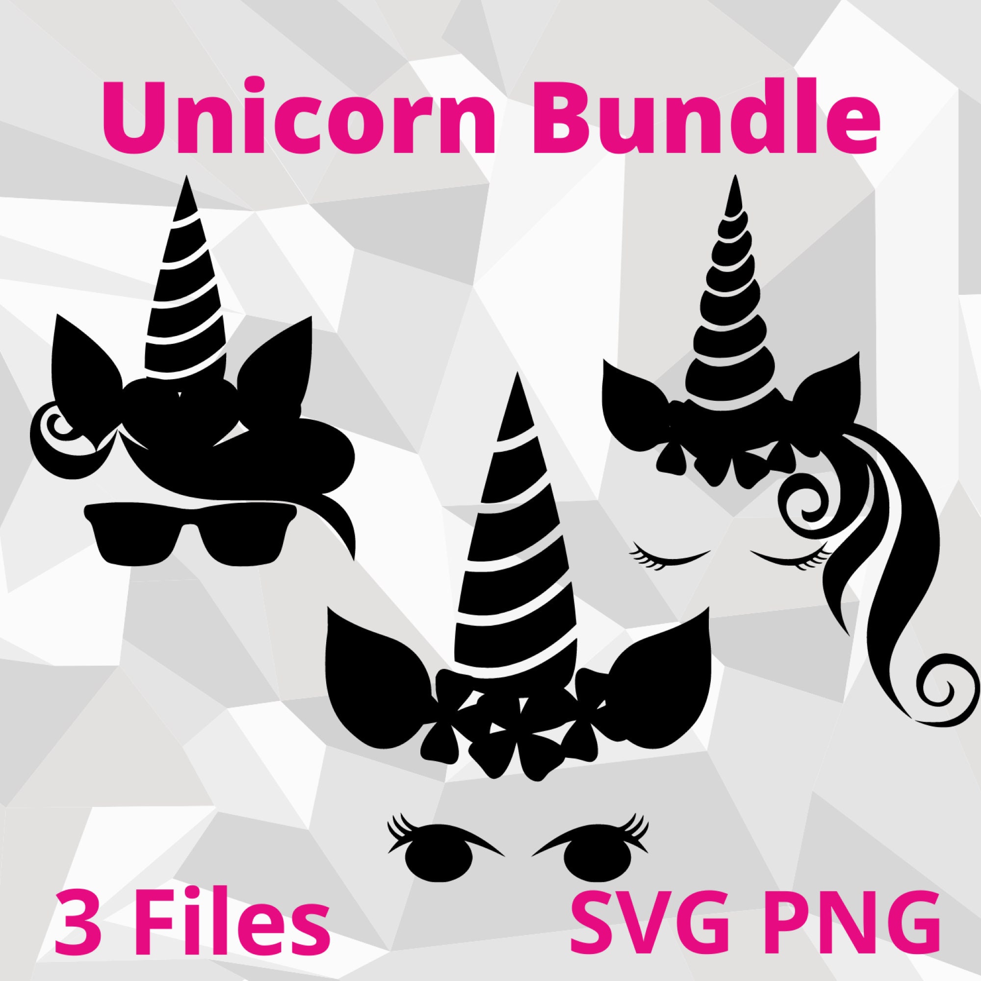 Unicorn Bundle, Unicorn, Svg, Png, File - Etsy