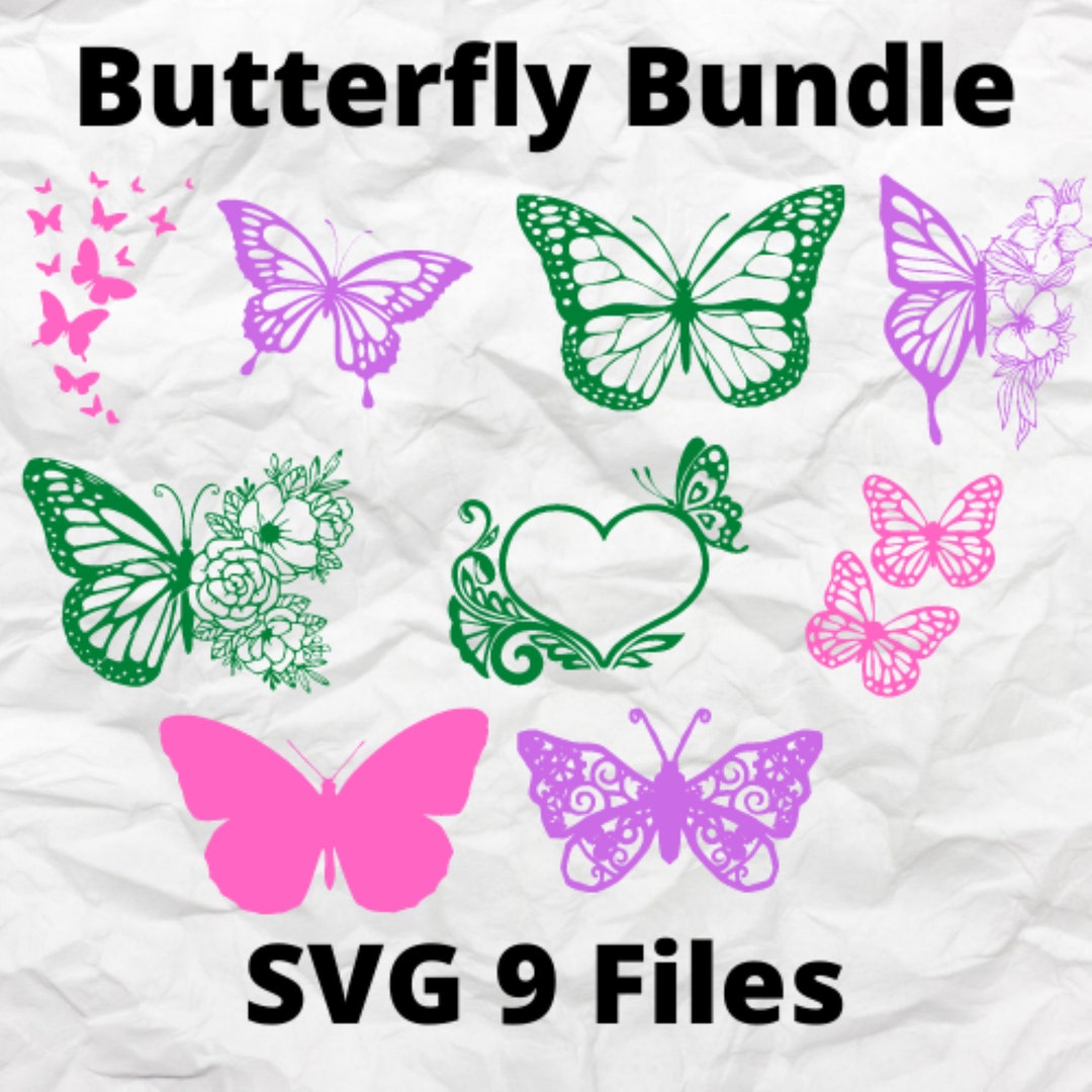 Butterfly SVG Bundle, Svg, Bundle, Butterfly - Etsy