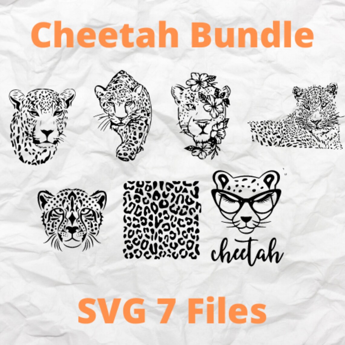 Cheetah Svg Bundle, Cheetah, Svg, Bundle - Etsy Canada
