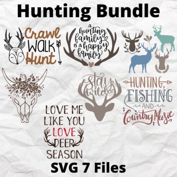 Hunting SVG Bundle Svg Bundle Huntingfishing | Etsy