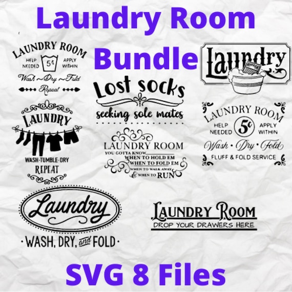 Laundry Room SVG Bundle Laundry Room Svg Bundle | Etsy