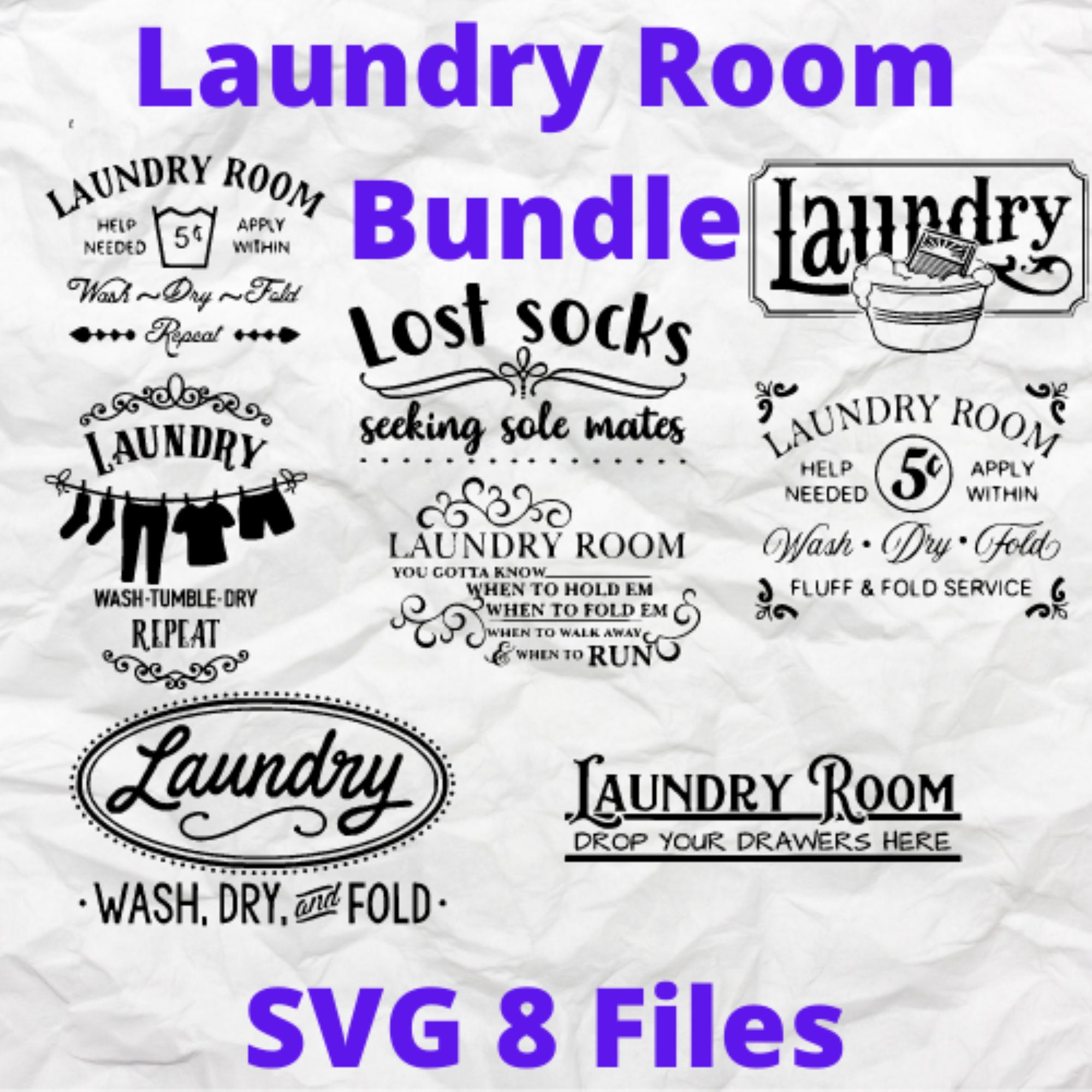 Laundry Room SVG Bundle, Laundry Room, Svg, Bundle - Etsy