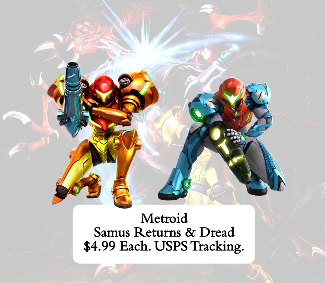Metroid Samus Returns & Dread Cards - Etsy