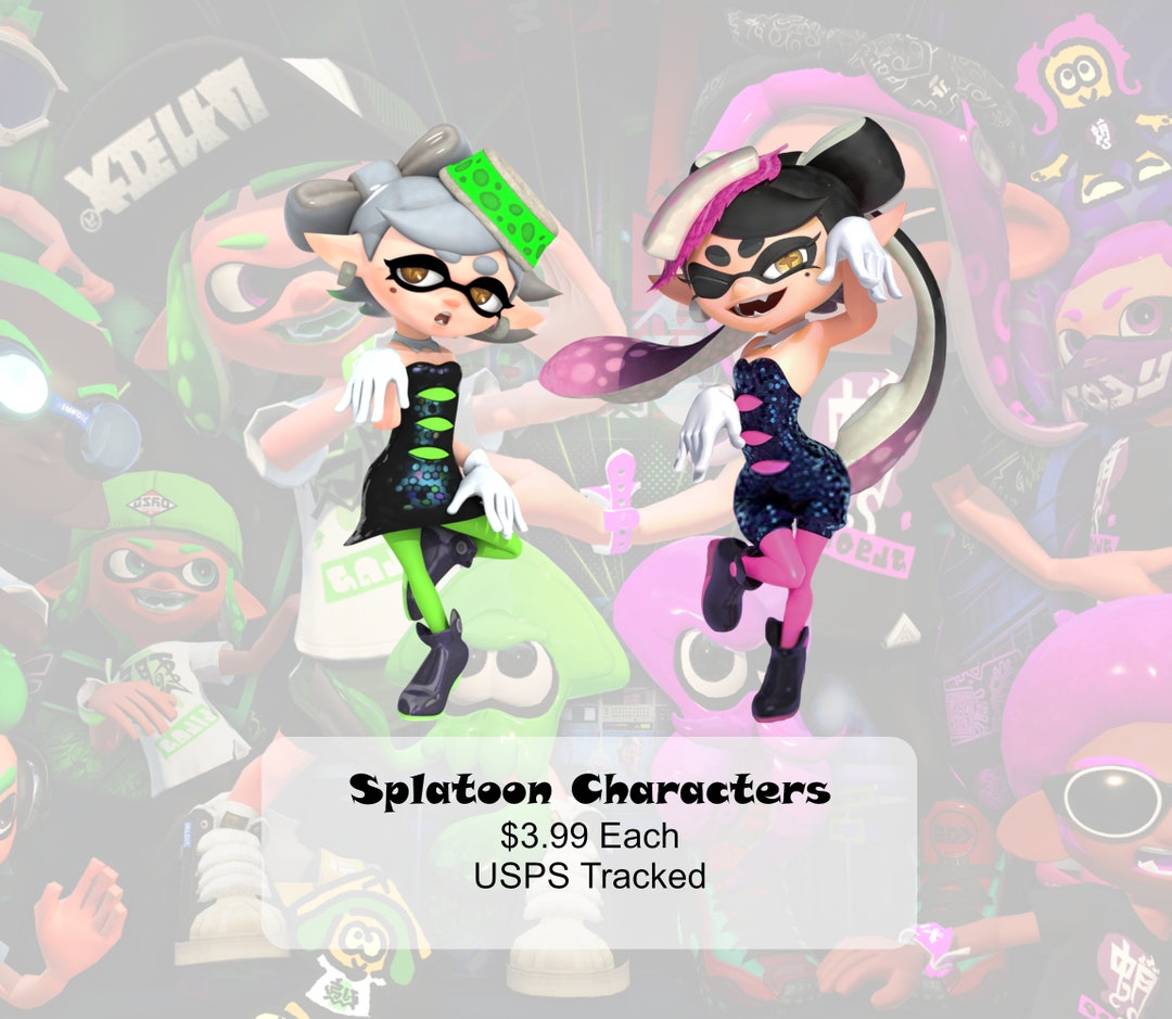 Splatoon & Splatoon 2 Characters - Etsy