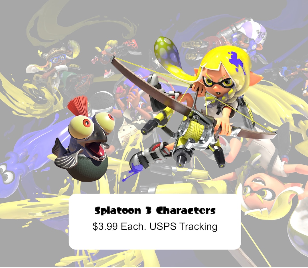 Splatoon 3 Characters - Etsy