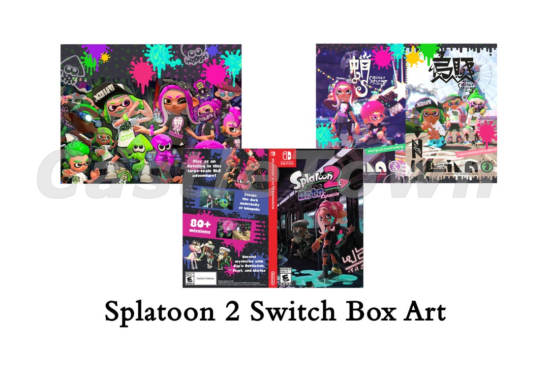 Splatoon 2 Replacement Case Box Art - Etsy
