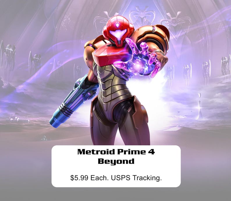 Metroid Prime 4: Beyond Cards - Etsy