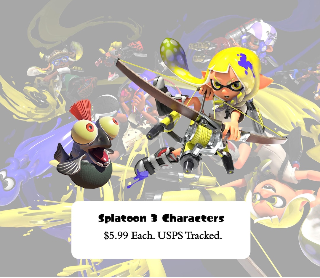 Splatoon 3 Cards - Etsy