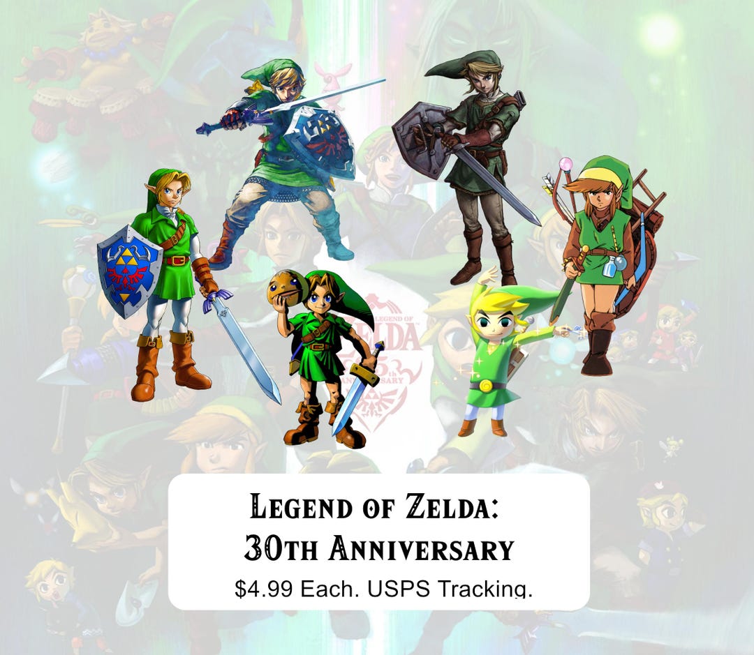 Legend of Zelda: 30th Anniversary Card - Etsy