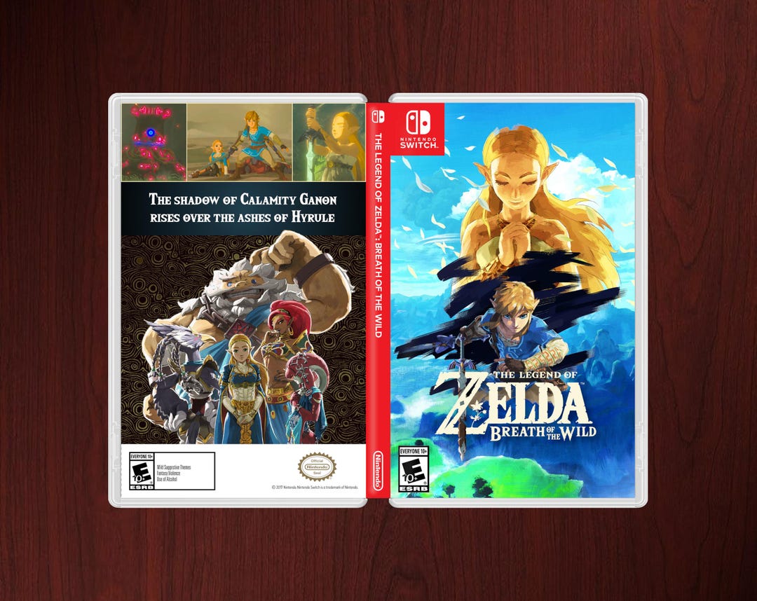 Updated Breath of the Wild Replacement Case Box Art - Etsy