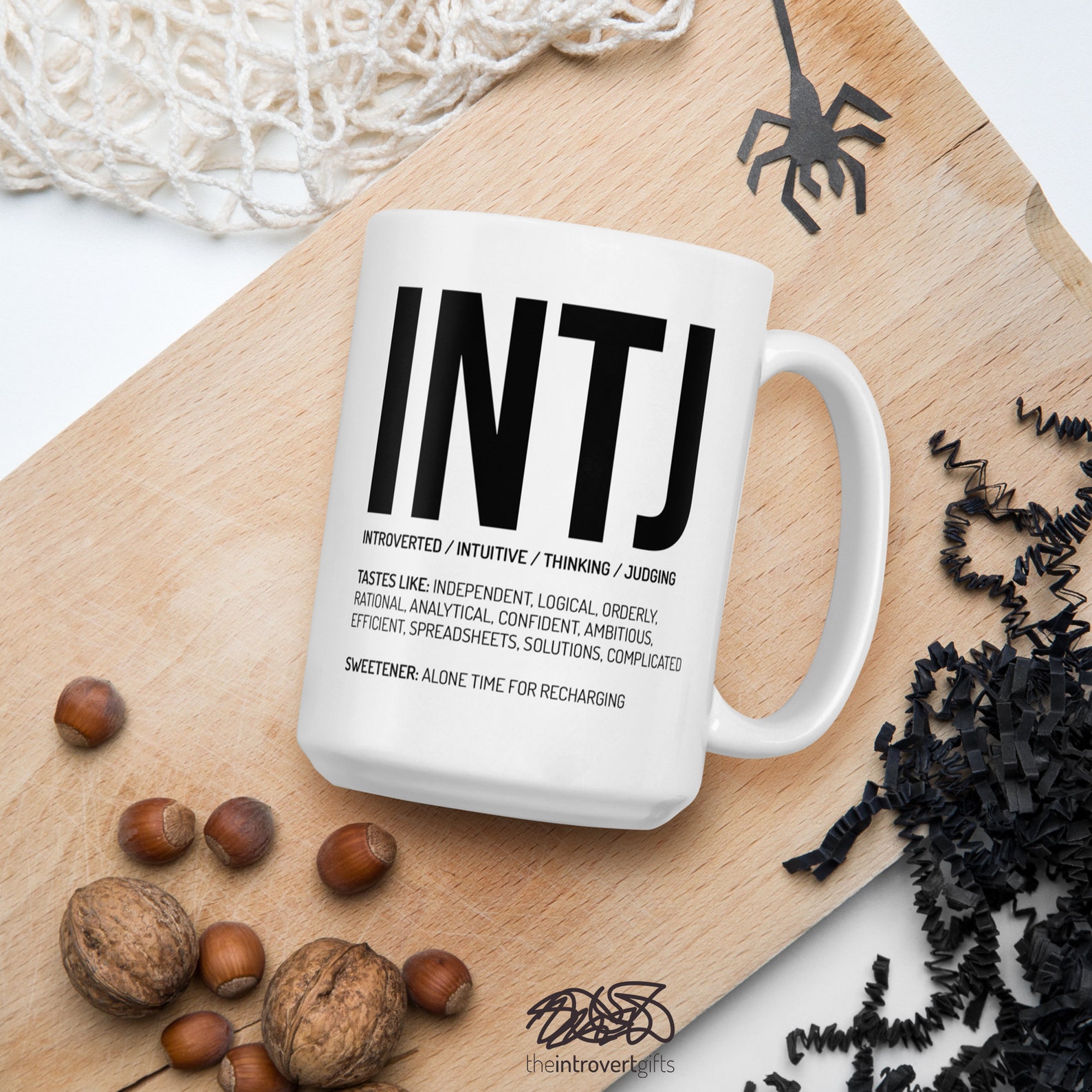 INTJ Anxiety Mug Introvert Mug Sarcastic Funny Mugs Ceramic Mug Gift ...