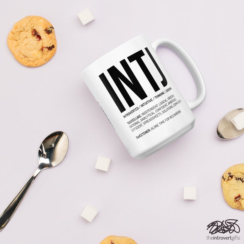 INTJ Anxiety Mug Introvert Mug Sarcastic Funny Mugs Ceramic Mug Gift ...