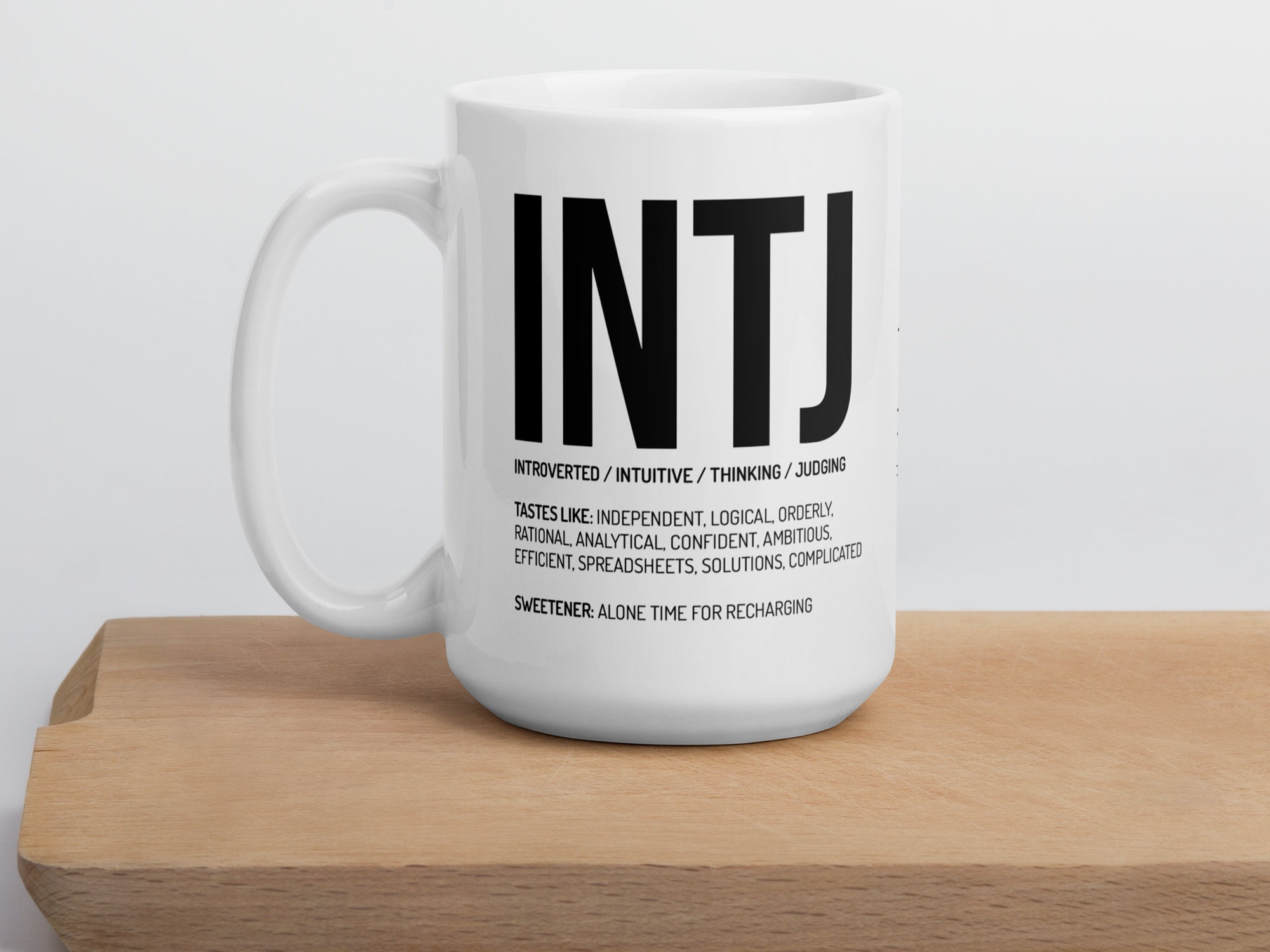 INTJ Anxiety Mug Introvert Mug Sarcastic Mugs Ceramic - Etsy