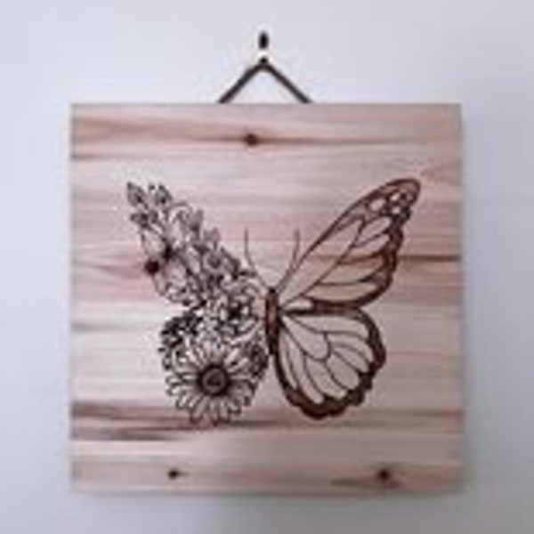 Wood Burning Butterfly - Etsy