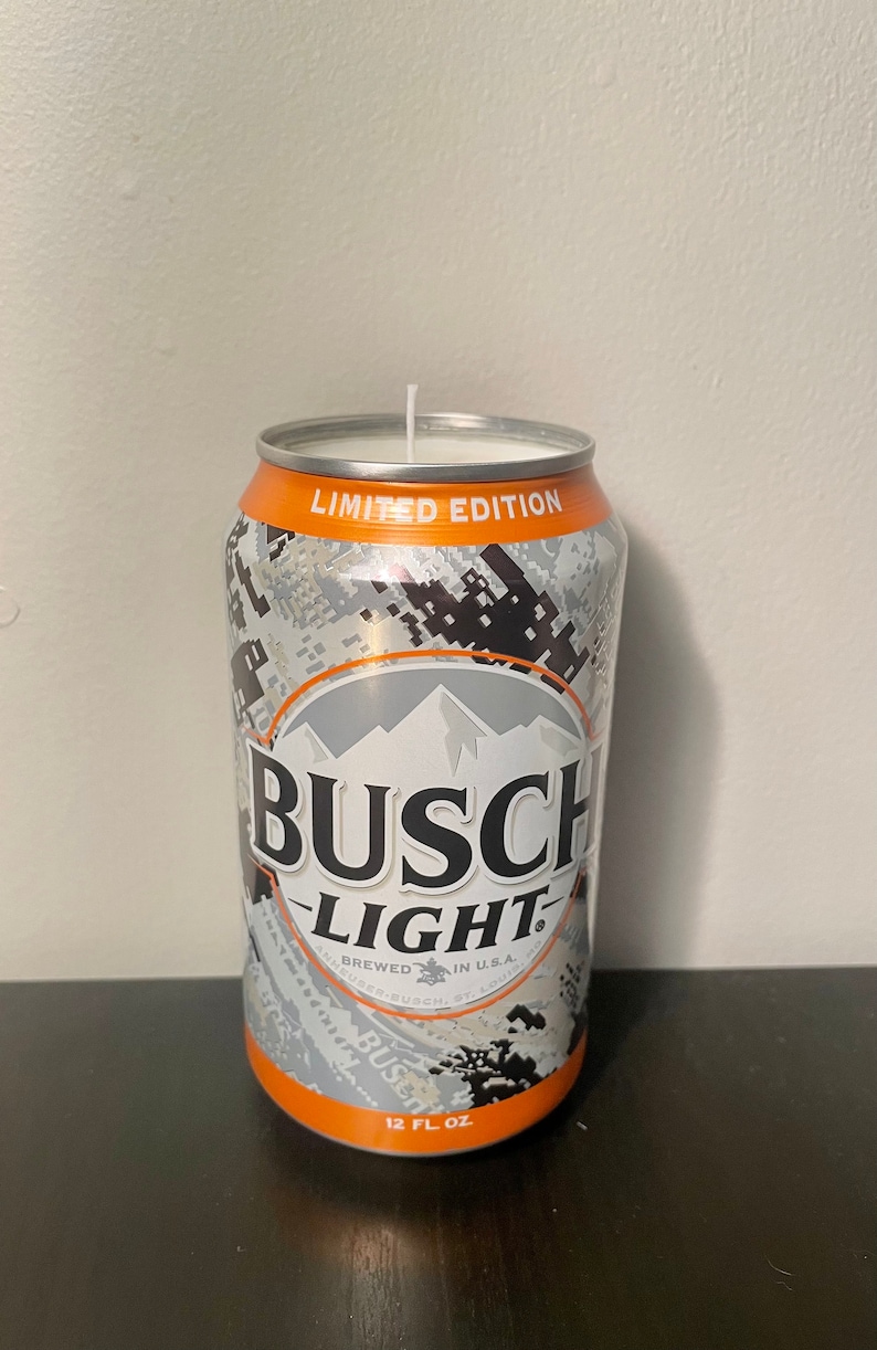 Busch Light Orange Camo Handmade Soy Candle With Custom Scent - Etsy