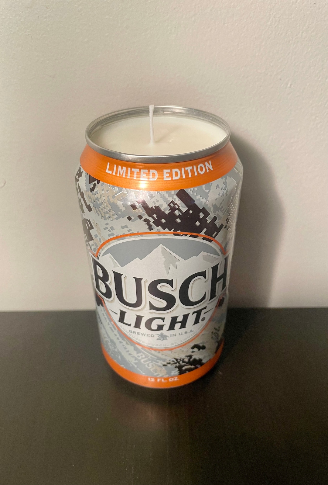 Busch Light Orange Camo Handmade Soy Candle With Custom Scent - Etsy
