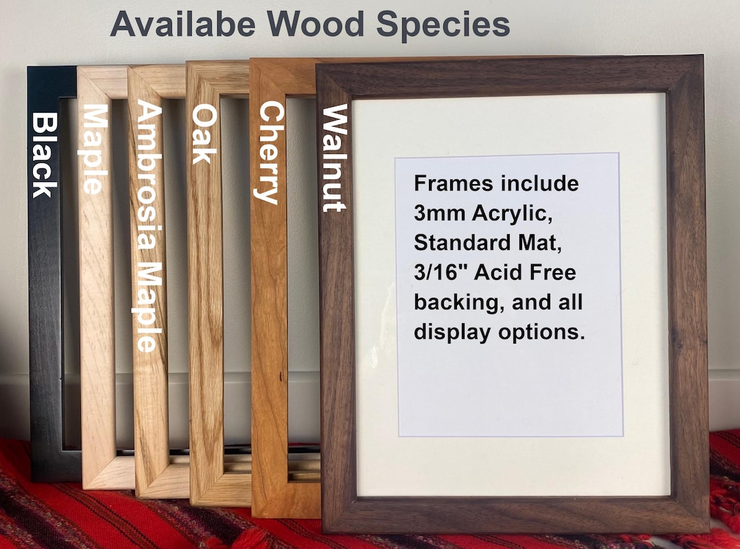 Hand-made Walnut and Other Hardwood Frames - Just Add Your Picture ...