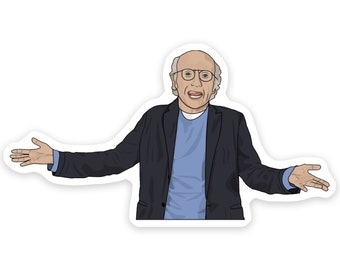 Larry David Stickers - Etsy